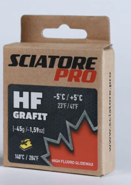 Парафин SCIATORE HF GRAFIT (черный) +5/-5 45гр купить в СПб